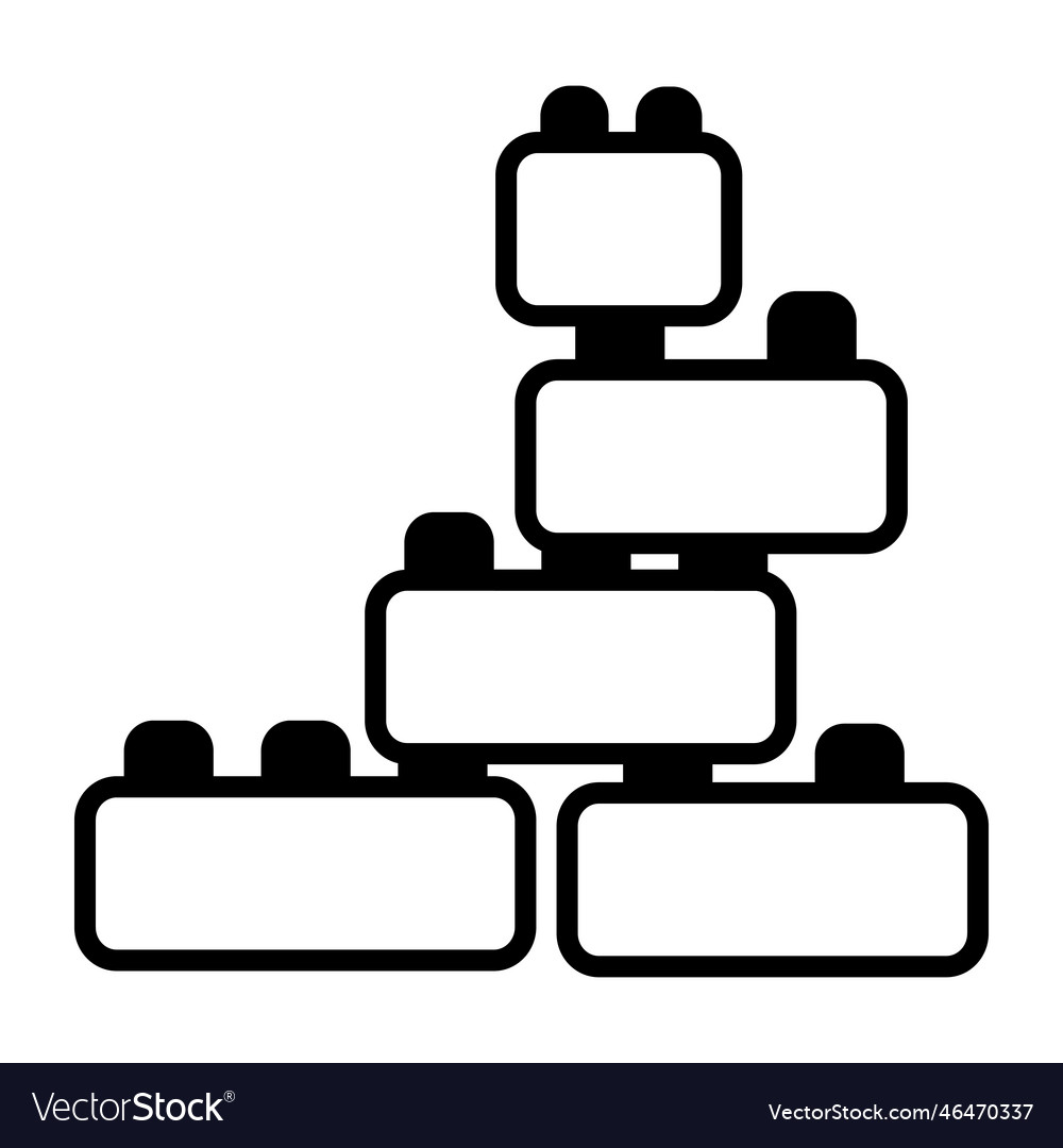 Construction blocks Royalty Free Vector Image - VectorStock