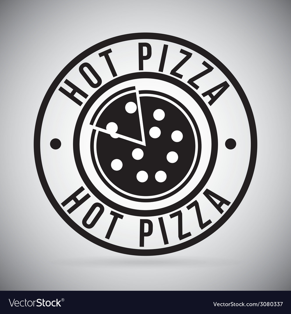 Pizza design Royalty Free Vector Image - VectorStock