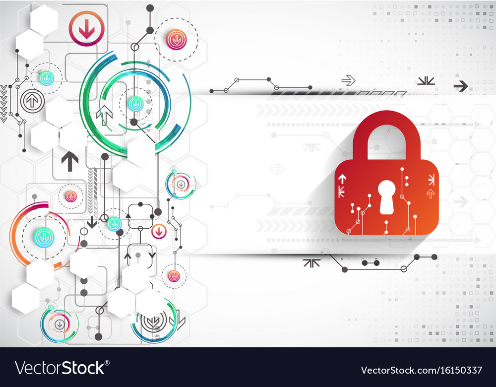 Protection background technology security encode Vector Image