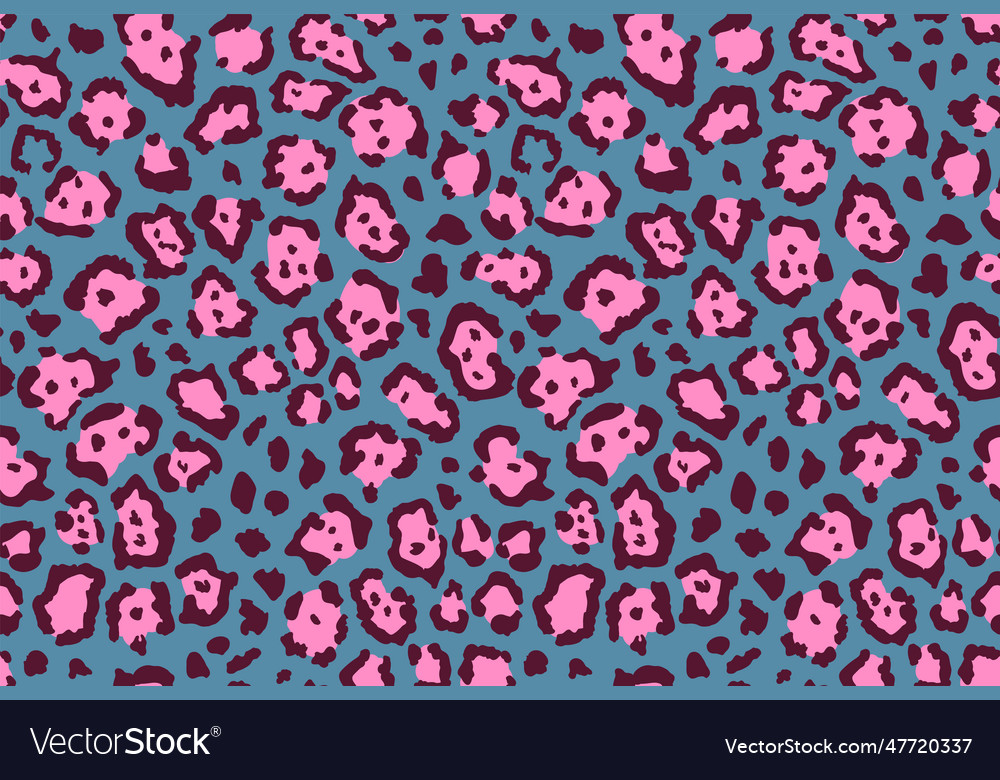Seamless leopard fur pattern Royalty Free Vector Image