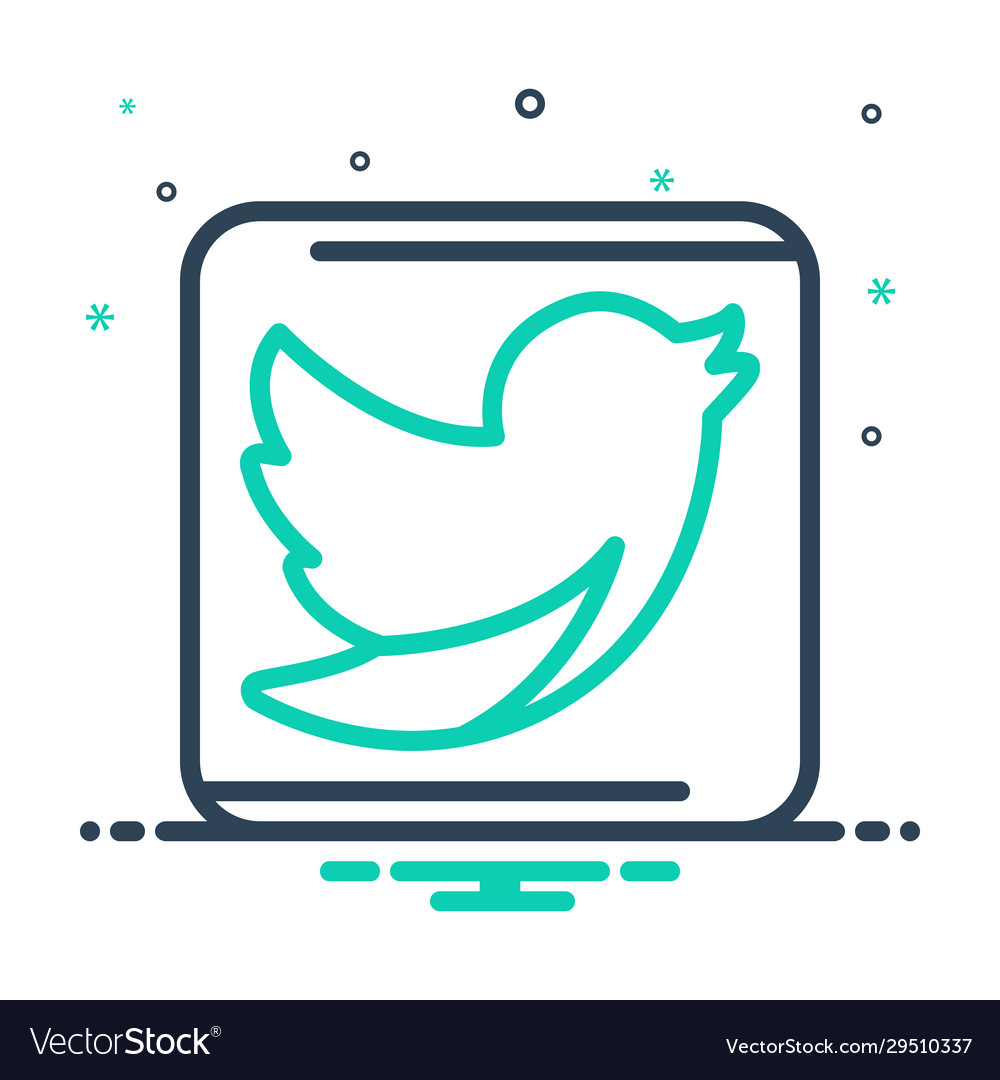 Twiter Royalty Free Vector Image - VectorStock