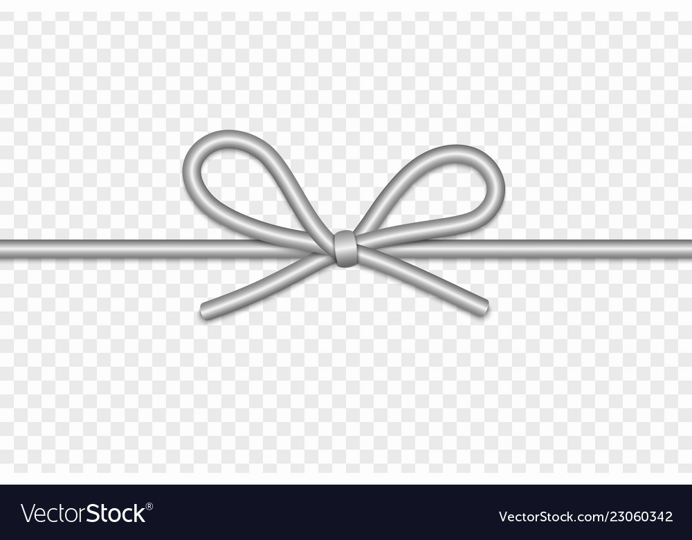 String bow isolated Royalty Free Vector Image - VectorStock
