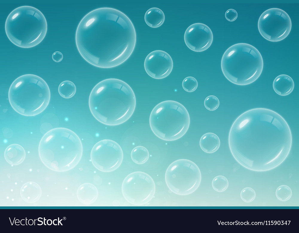 Soap bubbles background Royalty Free Vector Image