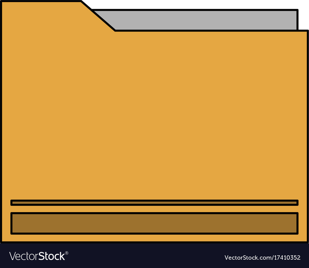 File folder icon image Royalty Free Vector Image