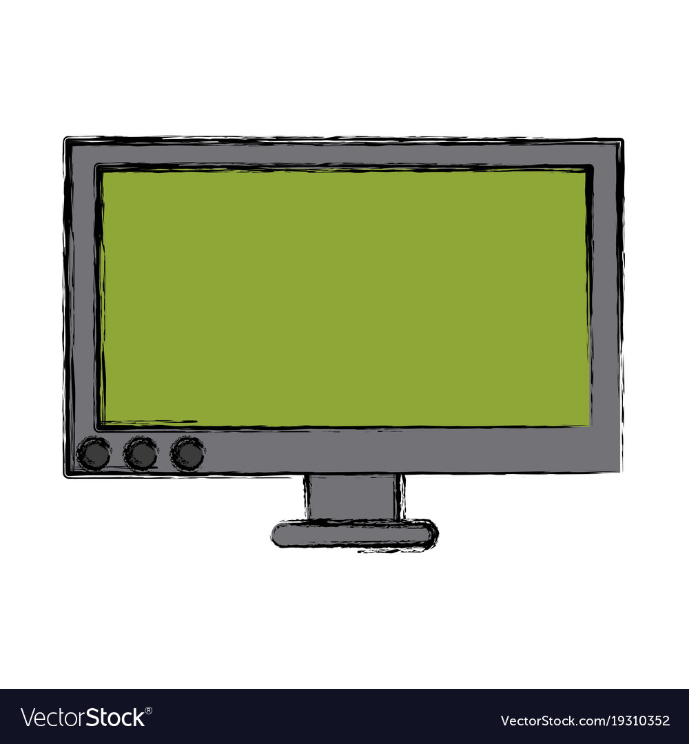 Pc screen technology Royalty Free Vector Image