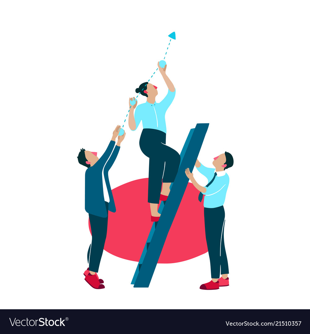 Business growth improvement Royalty Free Vector Image Business growth improvement Royalty Free Vector Image