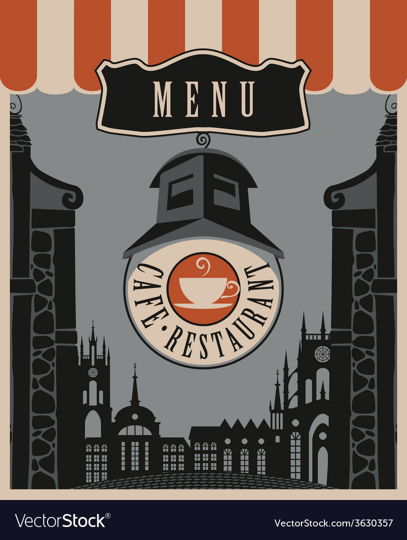 Cafe menu Royalty Free Vector Image - VectorStock