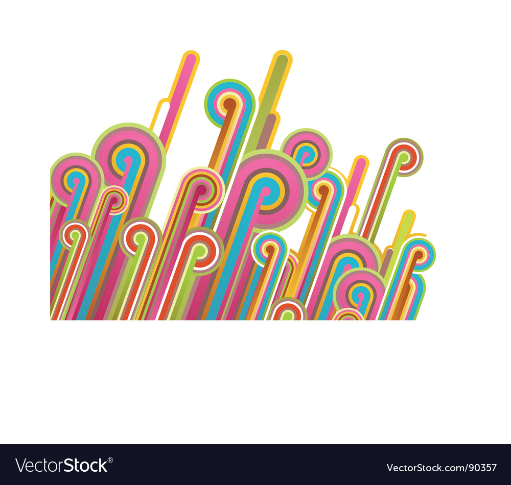 Wavy lines Royalty Free Vector Image - VectorStock
