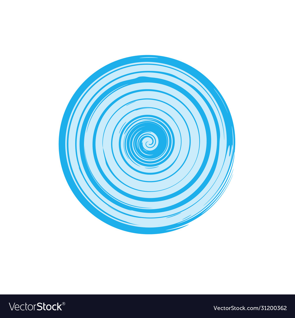 Abstract swirl design element spiral rotation Vector Image