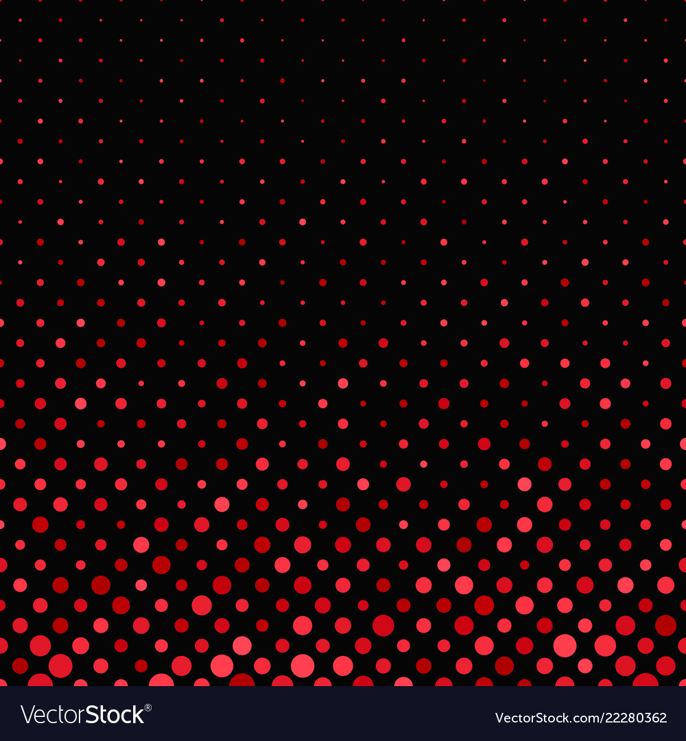 Red geometric circle pattern background from Vector Image