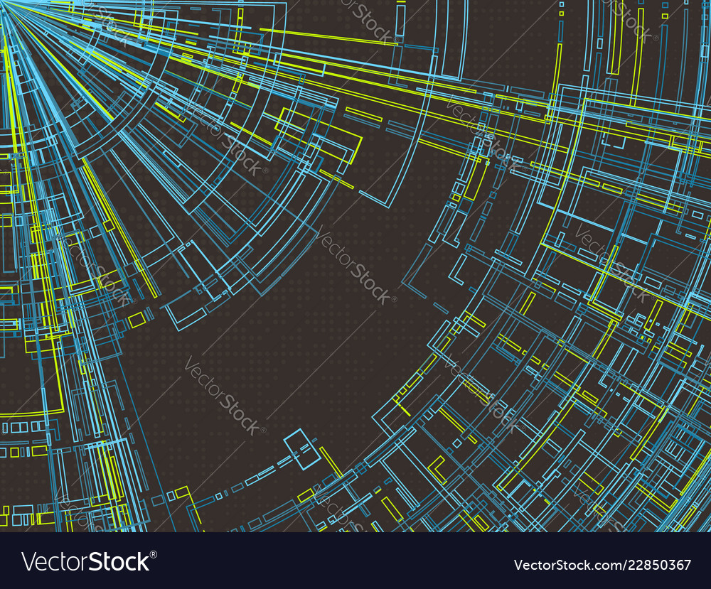 Abstract technology concept background Royalty Free Vector
