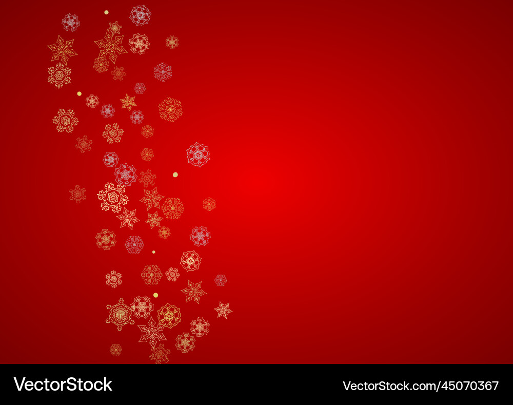 Christmas and new year snowflakes Royalty Free Vector Image
