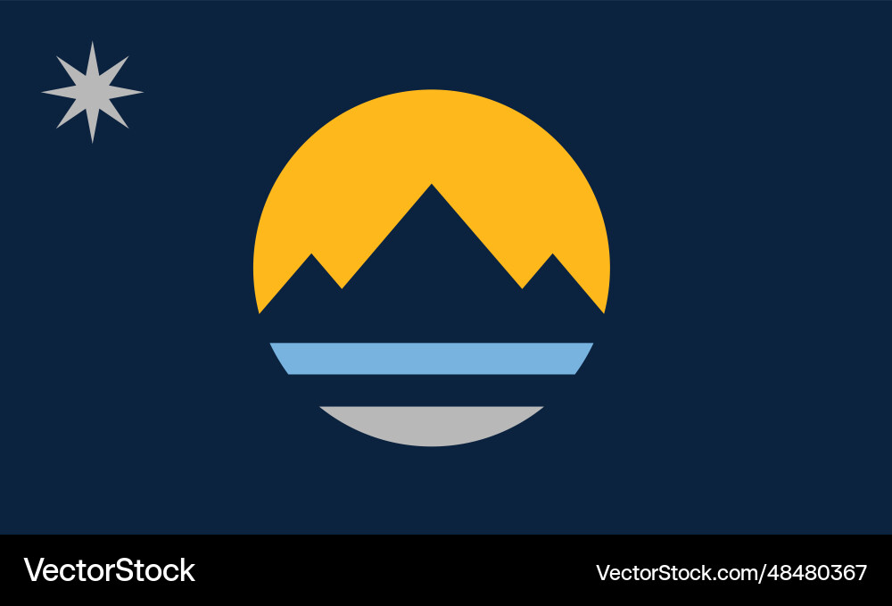 City reno flag isolated nevada Royalty Free Vector Image