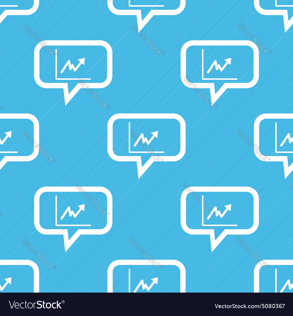 Rising graphic message pattern Royalty Free Vector Image