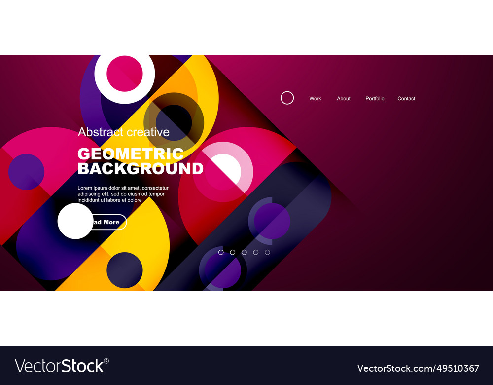 Simple circles and round elements pattern Vector Image