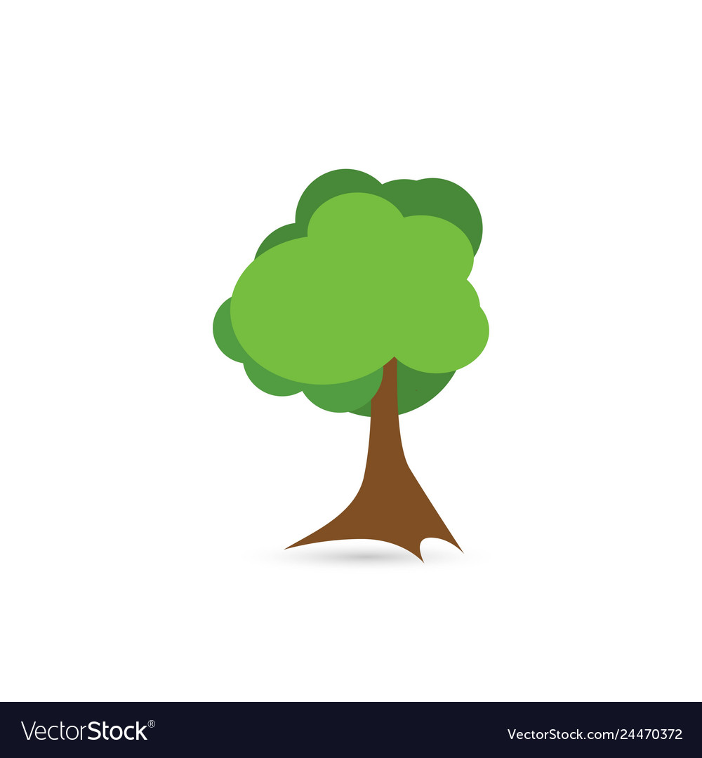 Abstract tree icon Royalty Free Vector Image - VectorStock