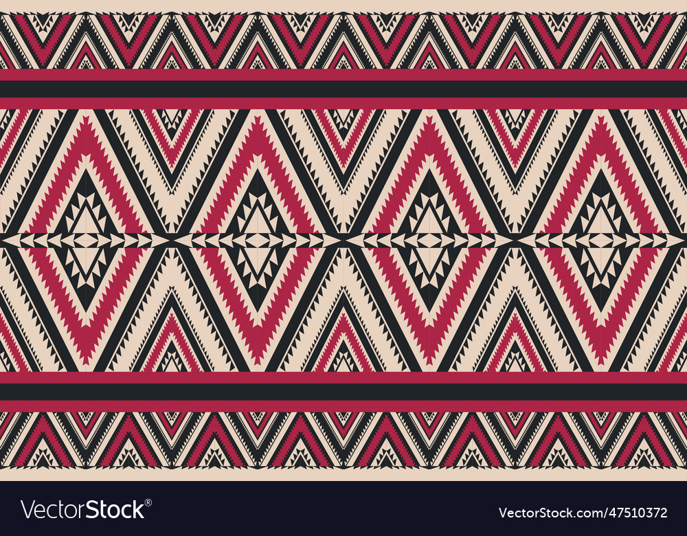 Ethnic geometric pattern Royalty Free Vector Image