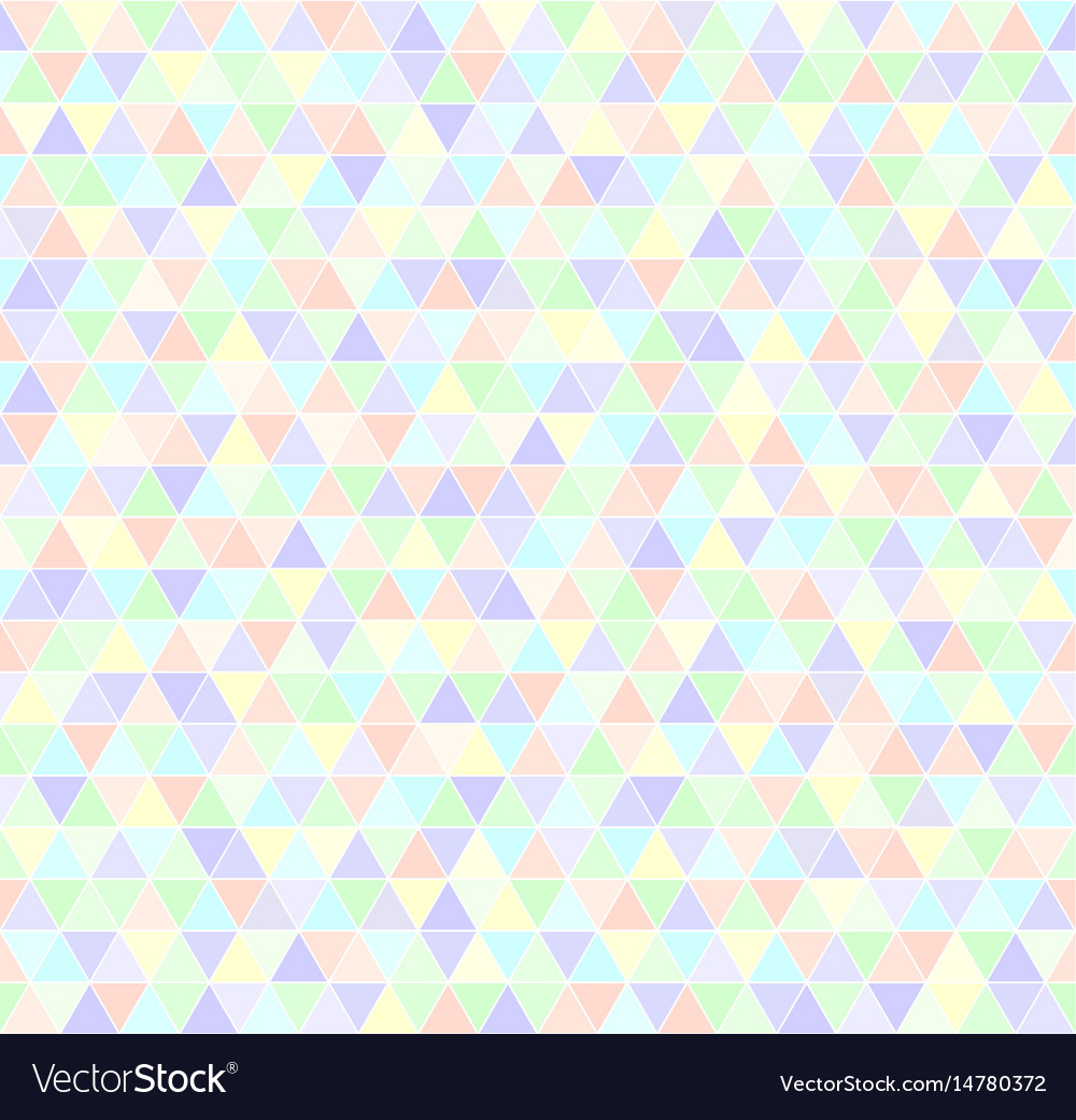 Triangle pattern seamless geometric background Vector Image