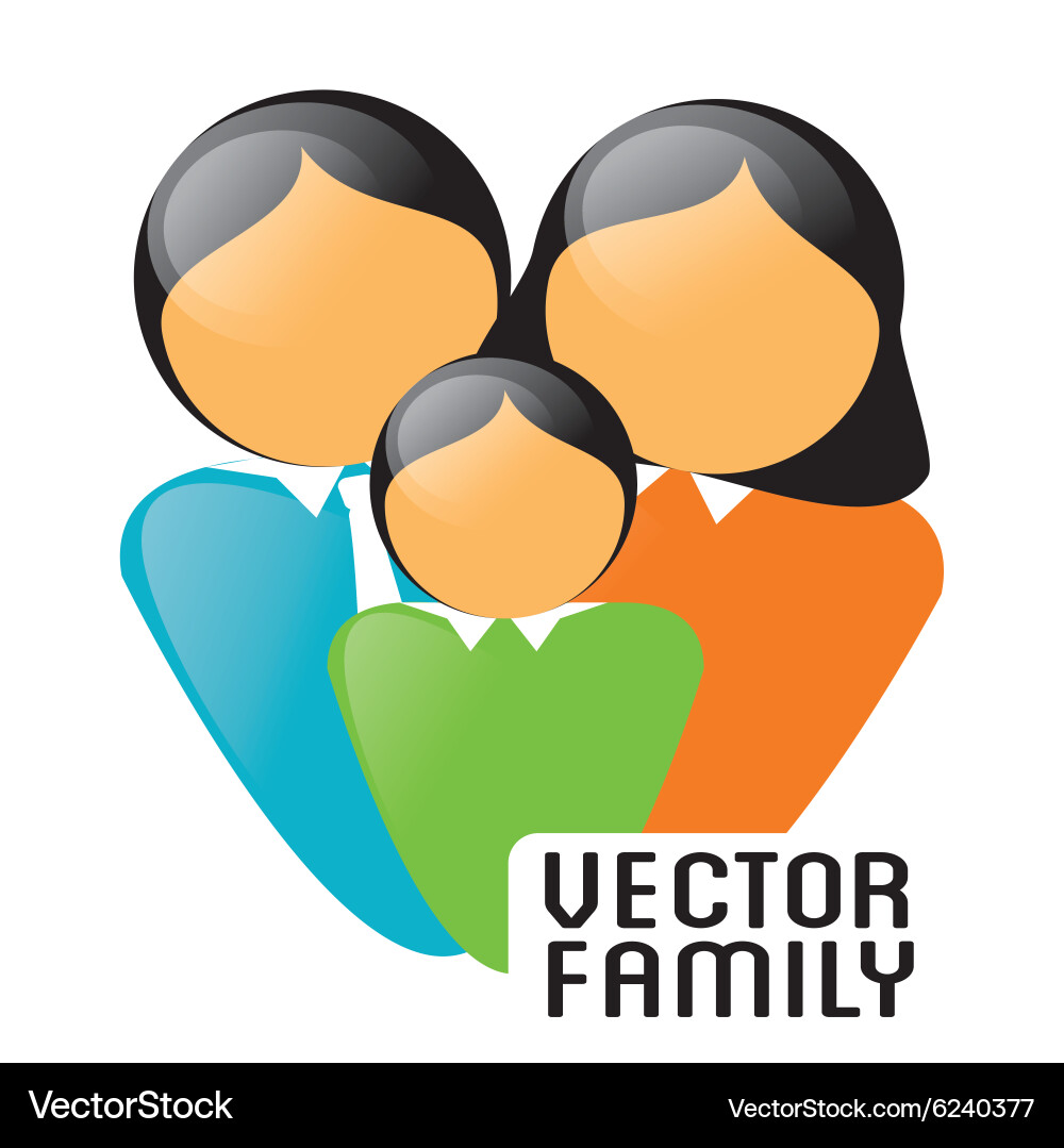 Family and home Royalty Free Vector Image - VectorStock