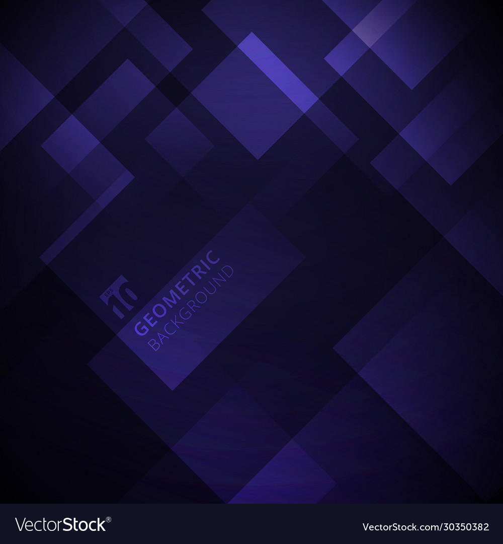 Abstract purple gradient color geometric square Vector Image