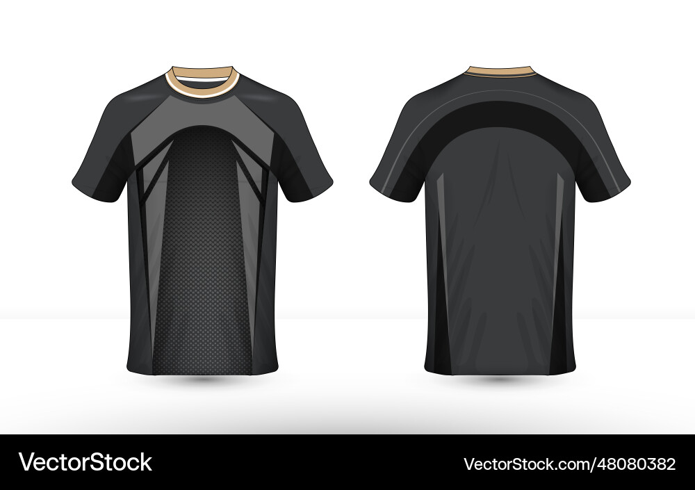 Black and grey layout e-sport t-shirt design Vector Image