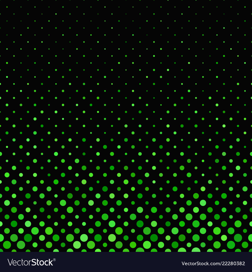 Green geometrical abstract dot pattern - snowfall Vector Image