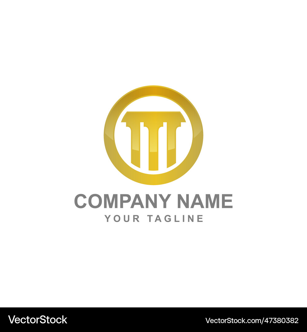 Om monogram logoabstract calligraphic signature Vector Image