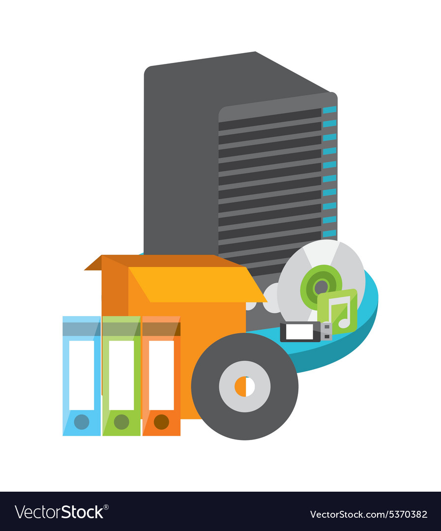 Storage concept Royalty Free Vector Image - VectorStock