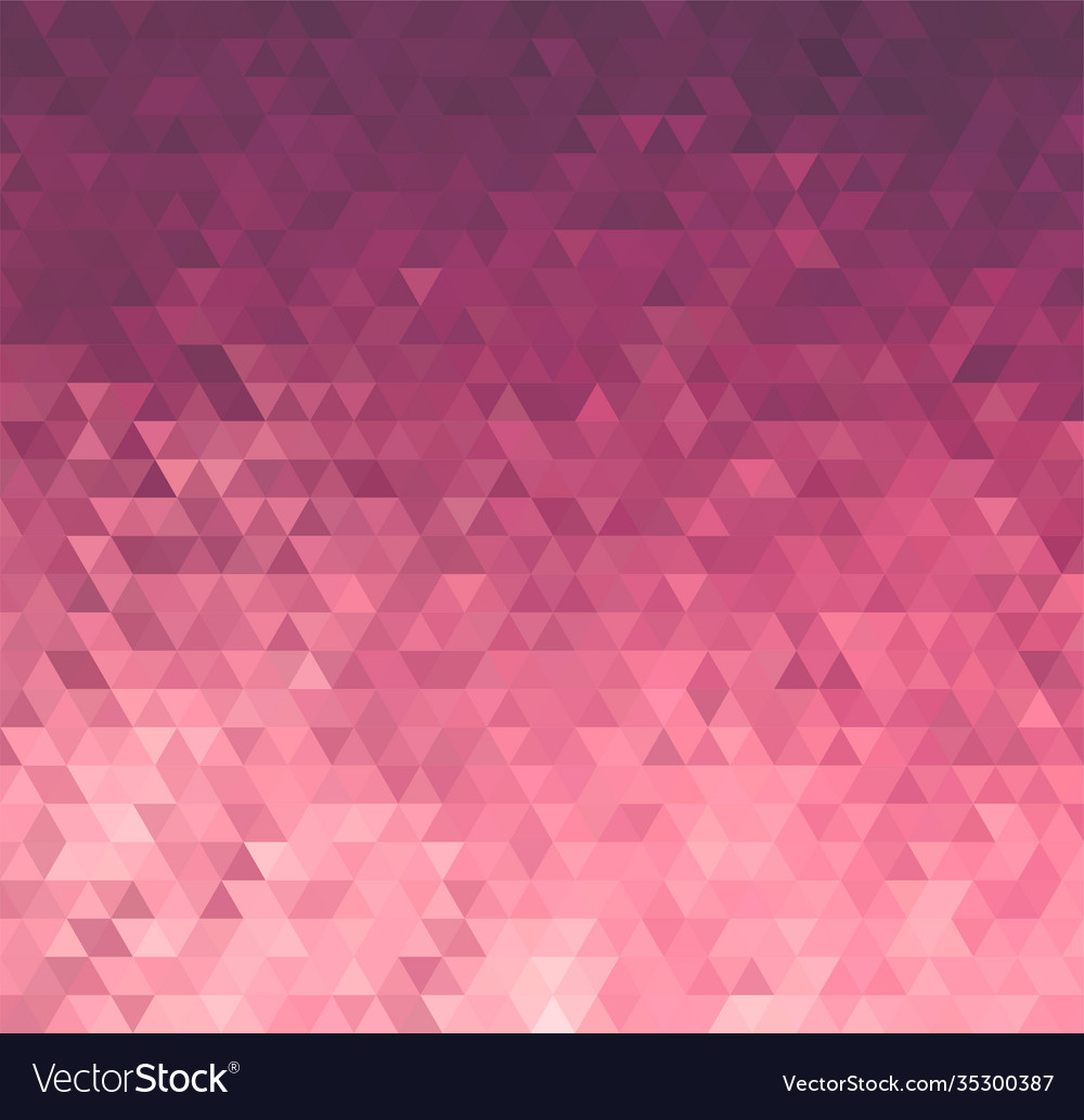 Abstract rose triangle pattern background Vector Image