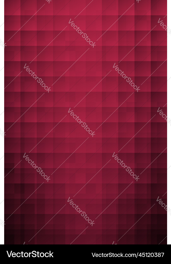 Viva magenta black gradient mosaic square Vector Image
