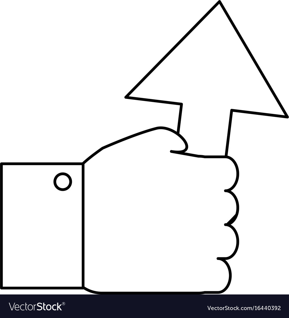 Arrow pointer symbol Royalty Free Vector Image