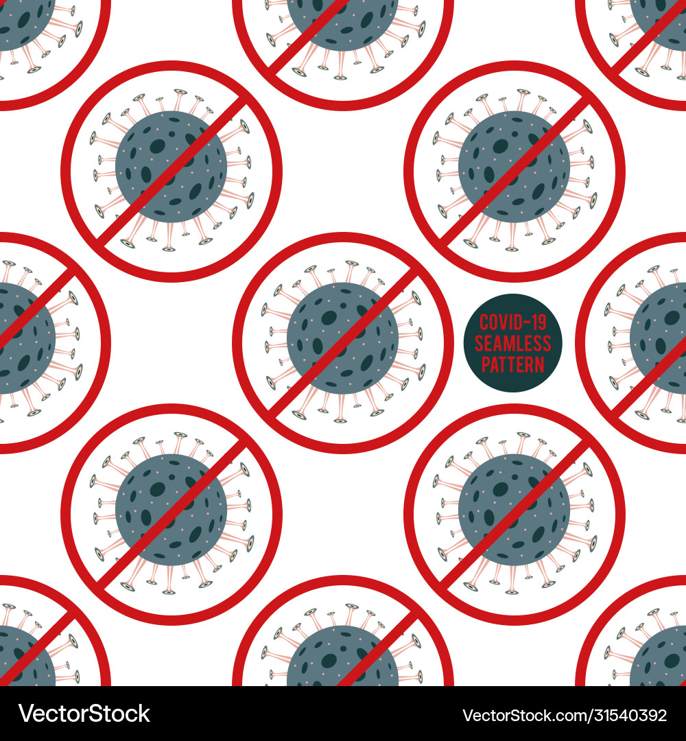 Corona virus 2019-ncov pattern corona virus in Vector Image