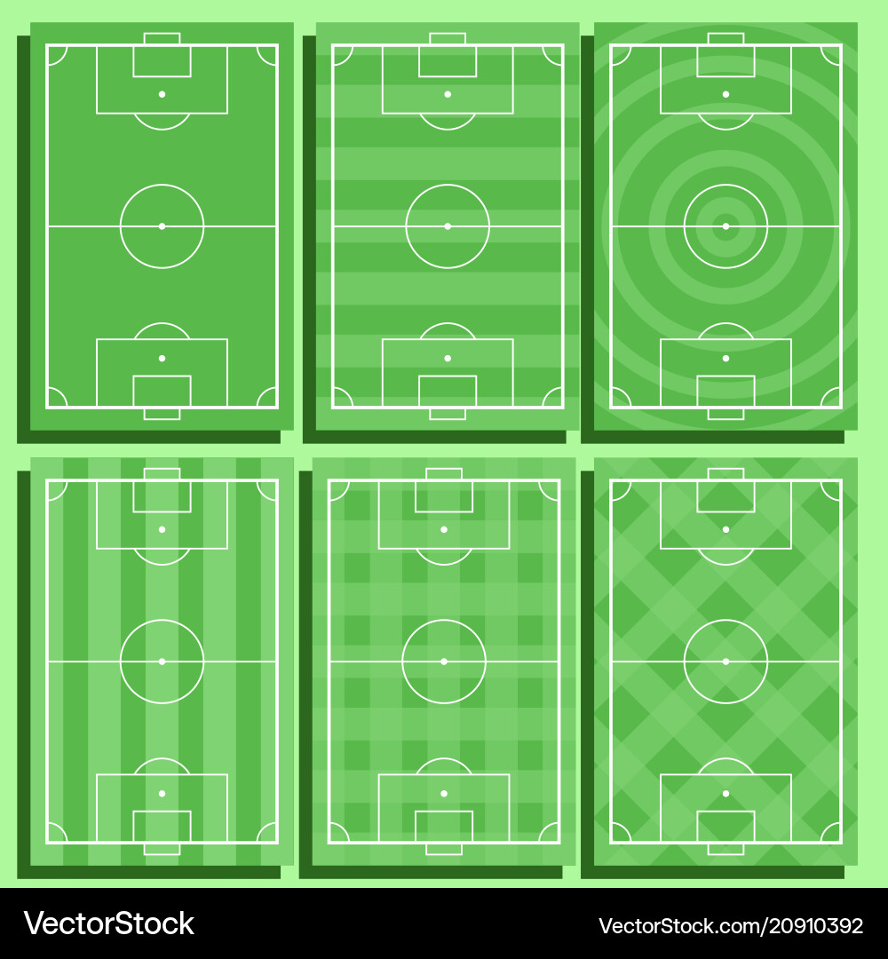 Football court Royalty Free Vector Image - VectorStock