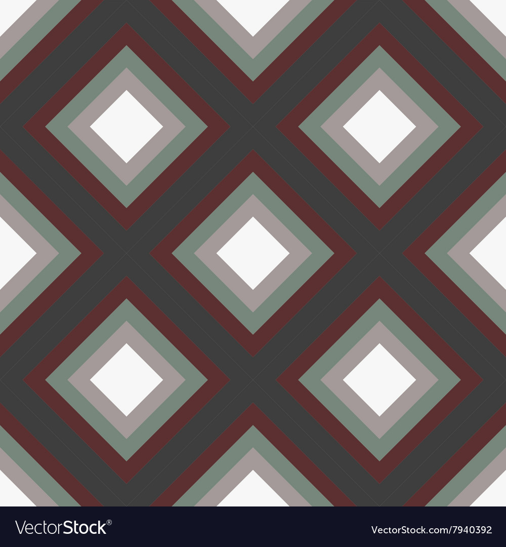 Geometry rhombus seamless pattern Royalty Free Vector Image
