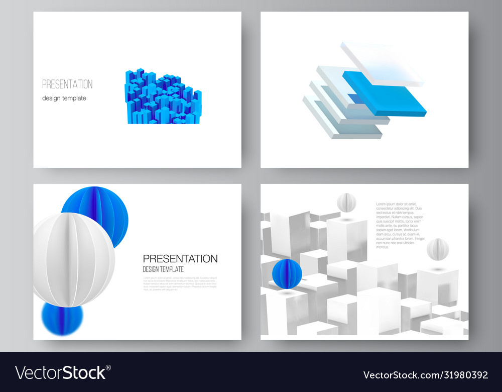 Layout presentation slides design Royalty Free Vector Image