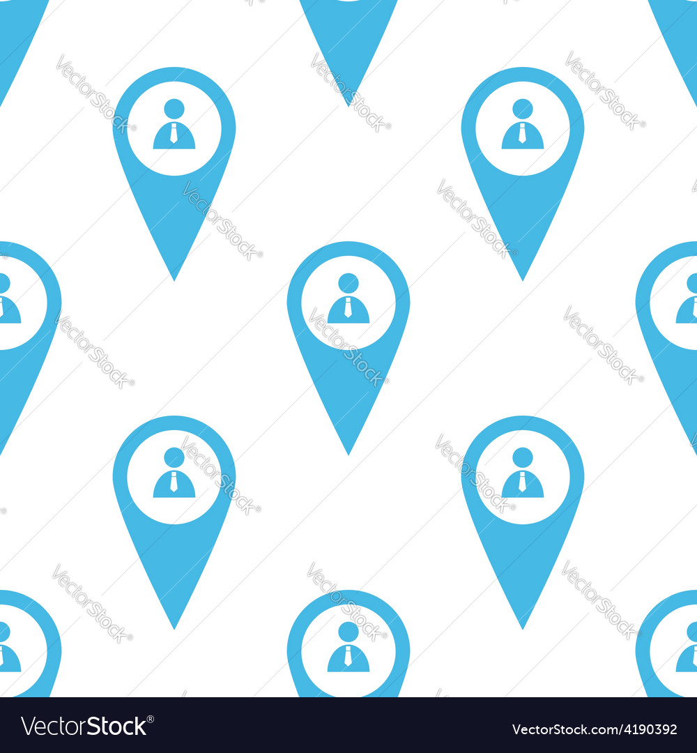 Man pointer seamless pattern Royalty Free Vector Image