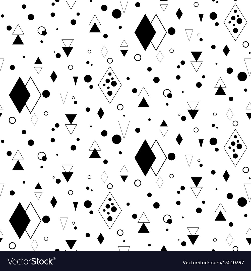 Abstract triangle seamless pattern Royalty Free Vector Image
