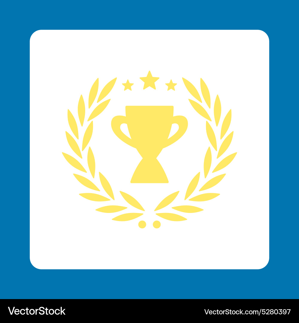Glory icon from award buttons overcolor set Vector Image