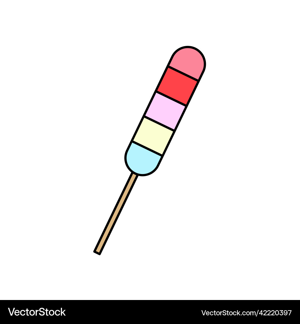 Lollipop icon flat colorful sweets logo Royalty Free Vector