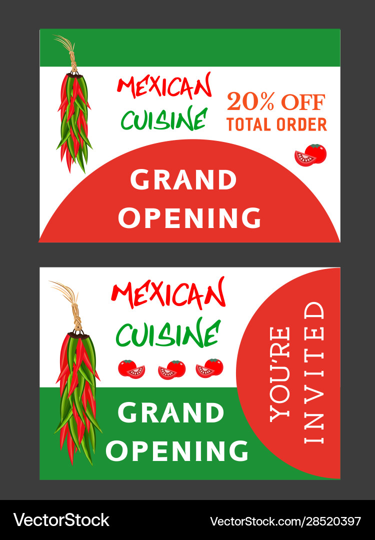 Mexican hot food Royalty Free Vector Image - VectorStock