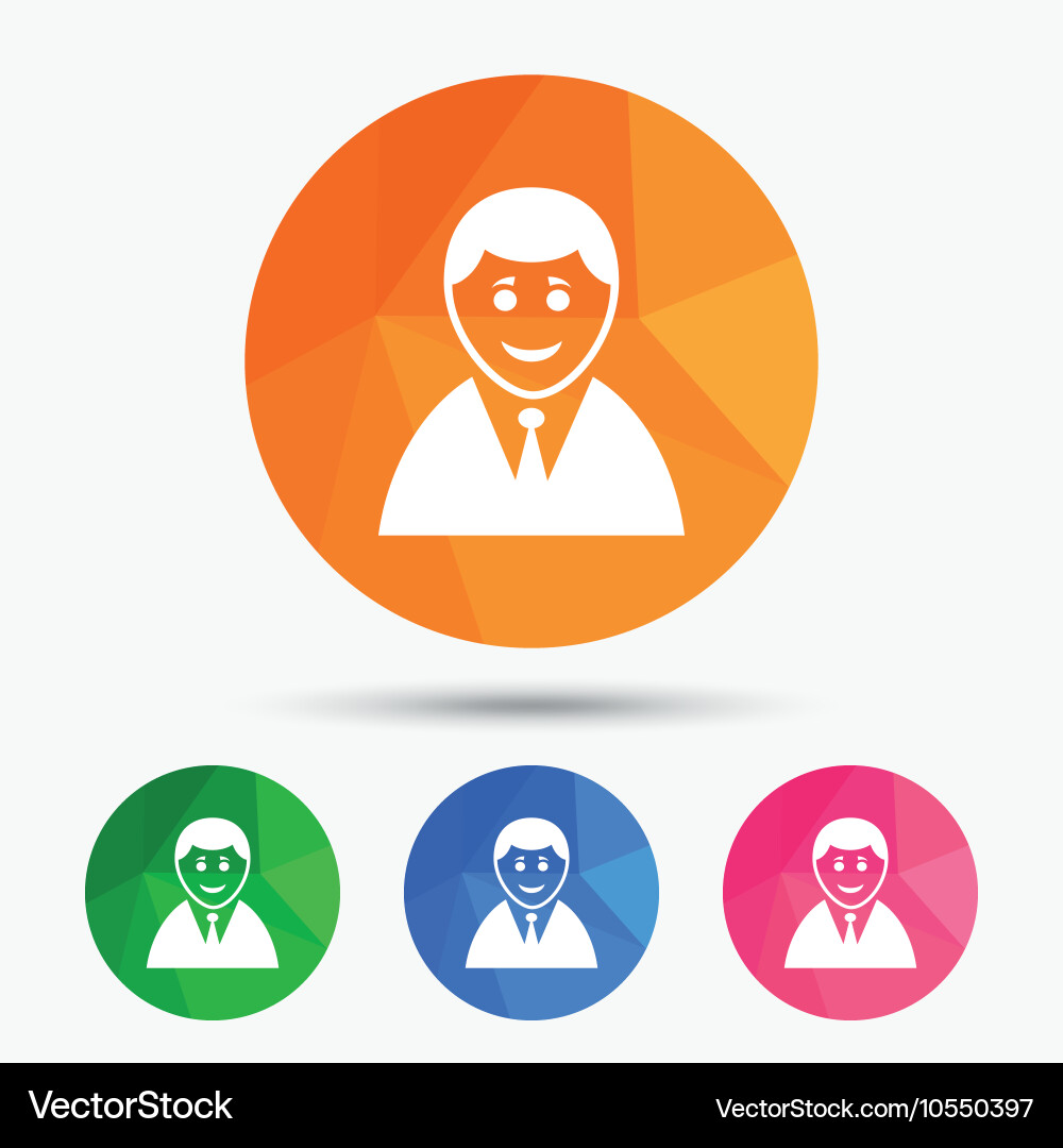 User sign icon person symbol Royalty Free Vector Image