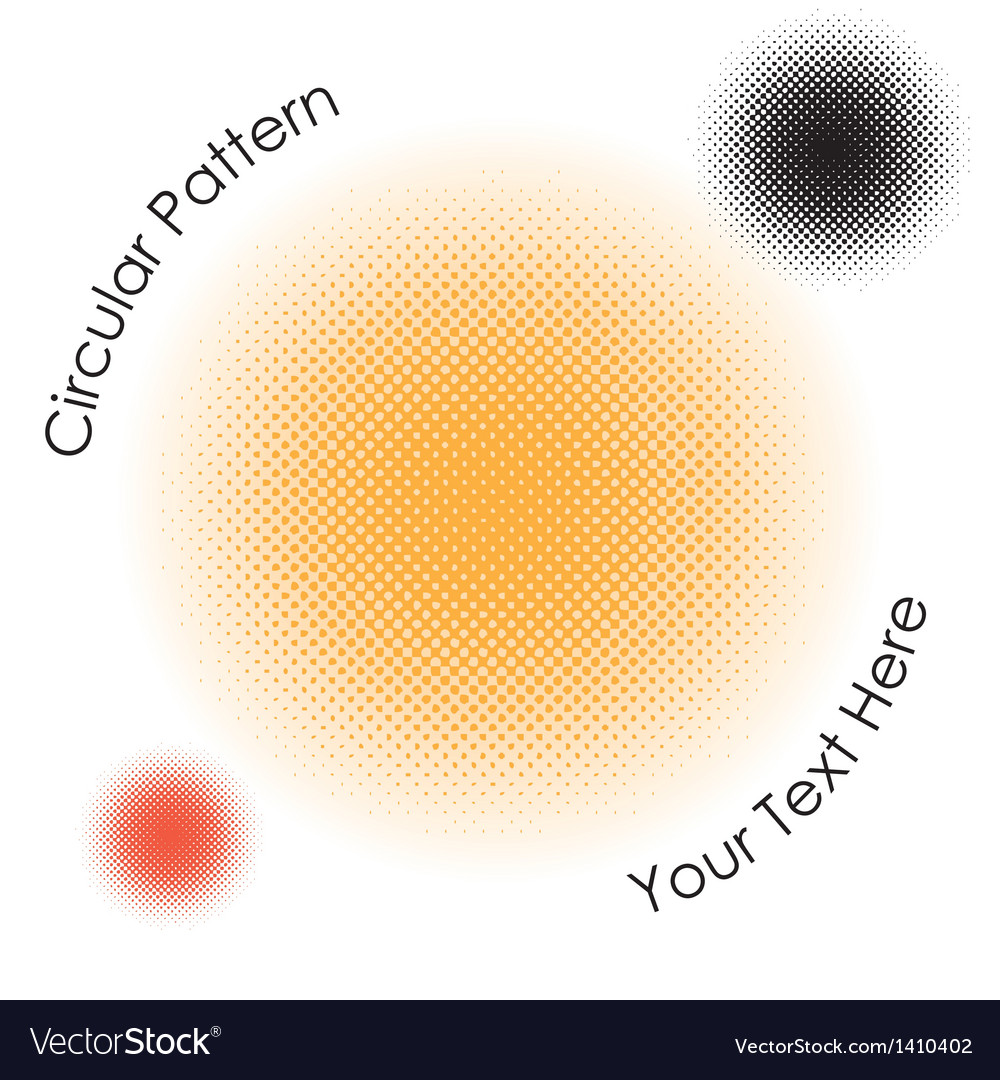 Circular pattern Royalty Free Vector Image - VectorStock