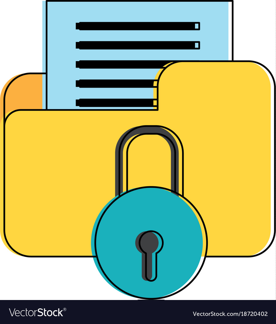 Isolated file design Royalty Free Vector Image