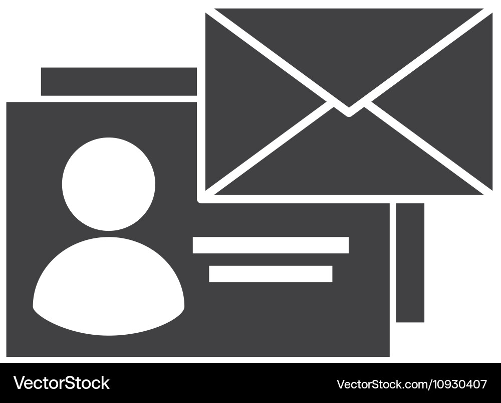 Id card with social media icon Royalty Free Vector Image