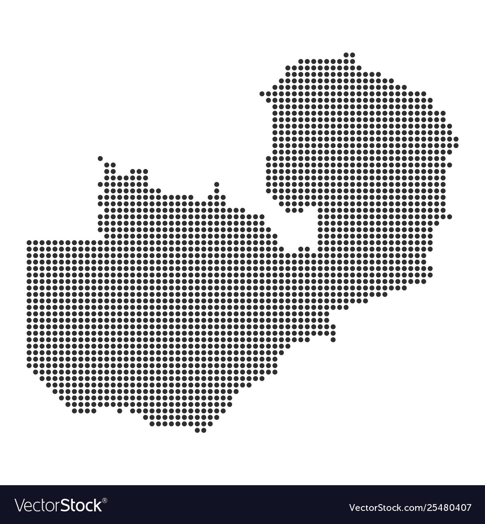Map with dot Royalty Free Vector Image - VectorStock
