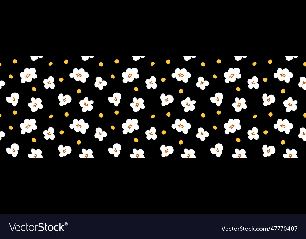 Popcorn pattern seamless pattern Royalty Free Vector Image