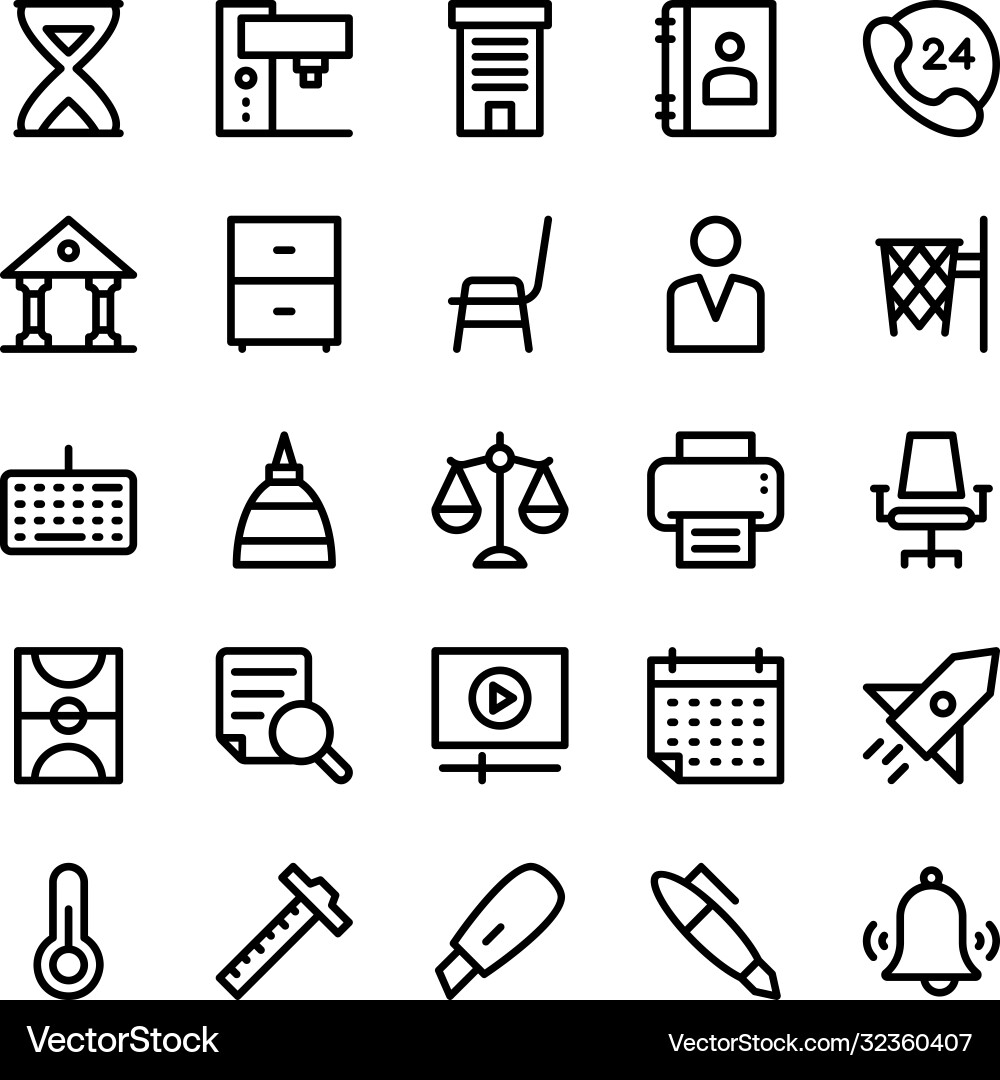 School education stationery office icon Royalty Free Vector