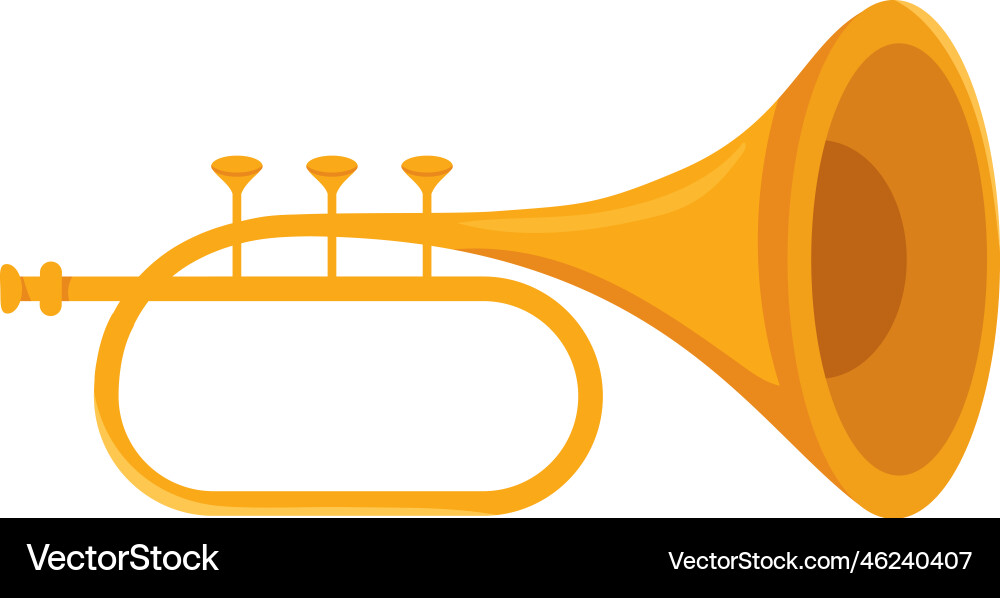Trumpet instrument musical Royalty Free Vector Image