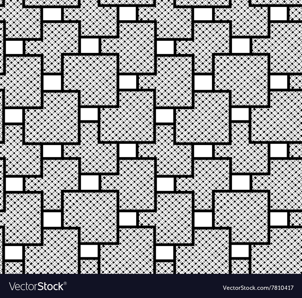 Pattern of squares checkered Royalty Free Vector Image