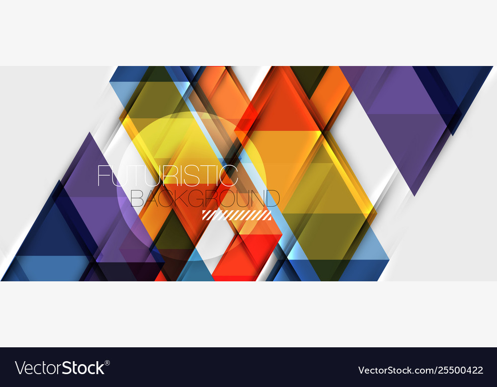 Abstract geometric background modern overlapping Vector Image